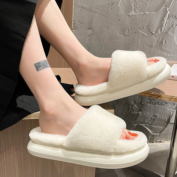 Platform Cozy Cloud Slippers – Stylishoe