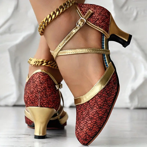 Glitter Latin Dance Pumps – Stylishoe